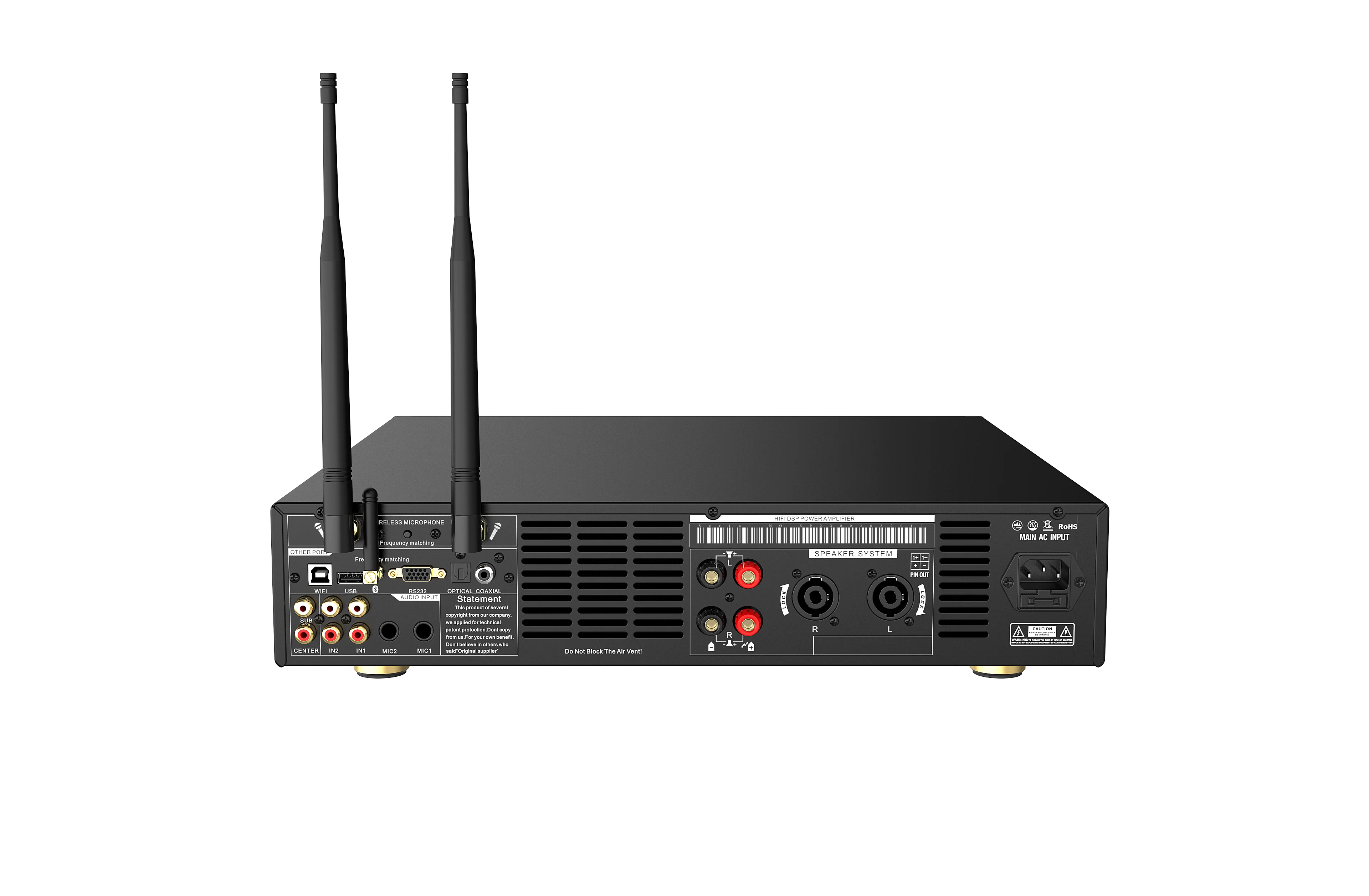 Professional Digital Audio Video Processor Amplifier DAC Phono Built-in ...