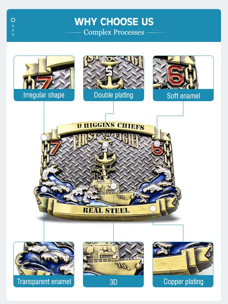 Custom Belt Buckle Logo Retractable Wholesale Zinc Alloy Soft Enamel ...