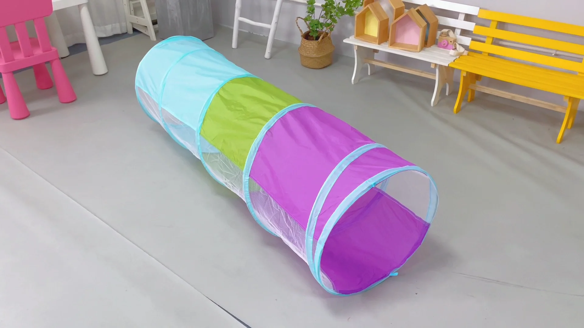Kids Play Mesh Tunnel - Buy Kids Fabric Tunnel,Children Tent,Teepee ...