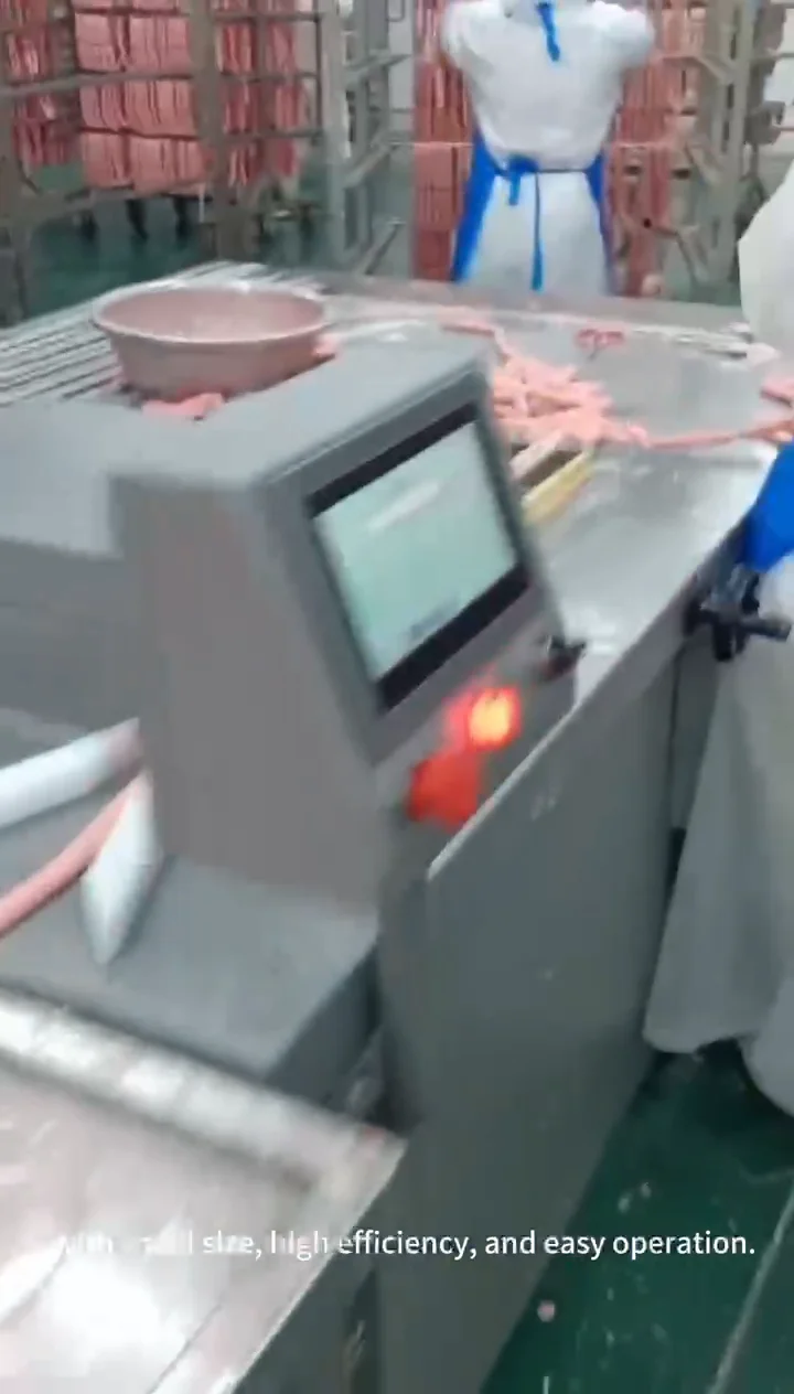 Automatic Manual Large Sausage Clipping Linker Binding Making Casing ...