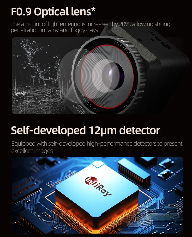 Handheld Infrared Thermal Imager Camera 50hz For Bird Watching, Oem
