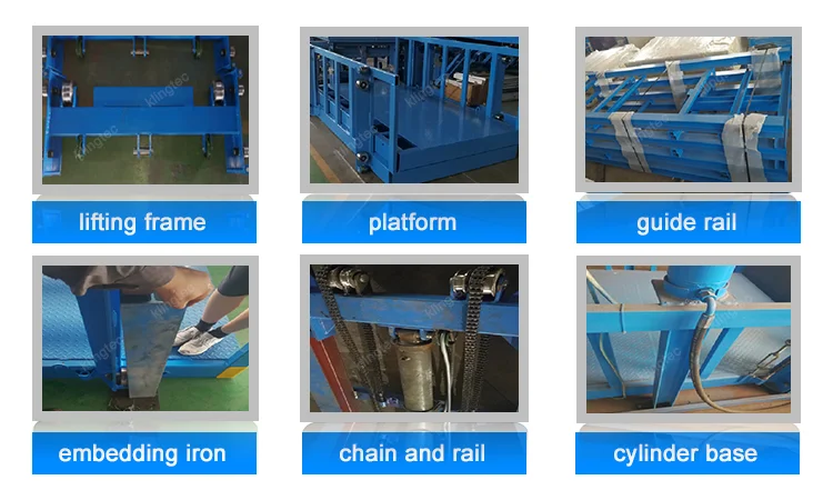 Customized Guide Rail Type Hydraulic Lifting Platform Cargo Lift - Buy ...