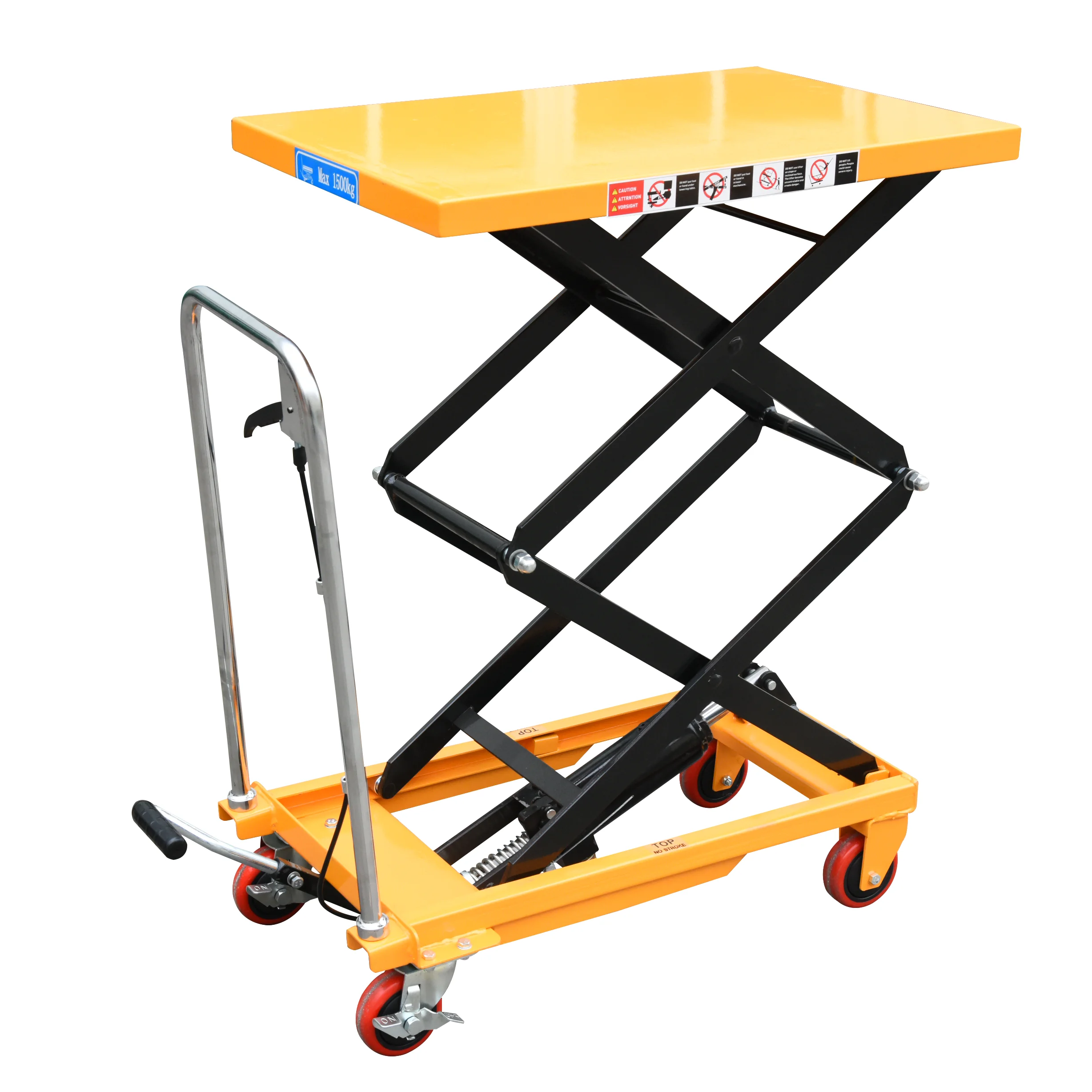 300kg 500kg 1000kg Work Platform Manual 1m 1.5m 2m Lift Table Pt150 ...