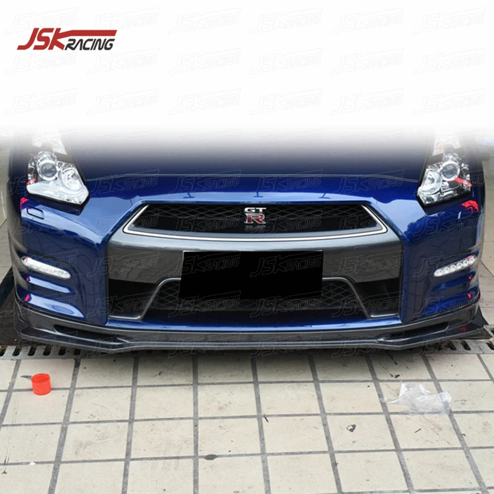 NISMO Carbon Fiber Front Bumper Lip for Nissan R35 GT-R