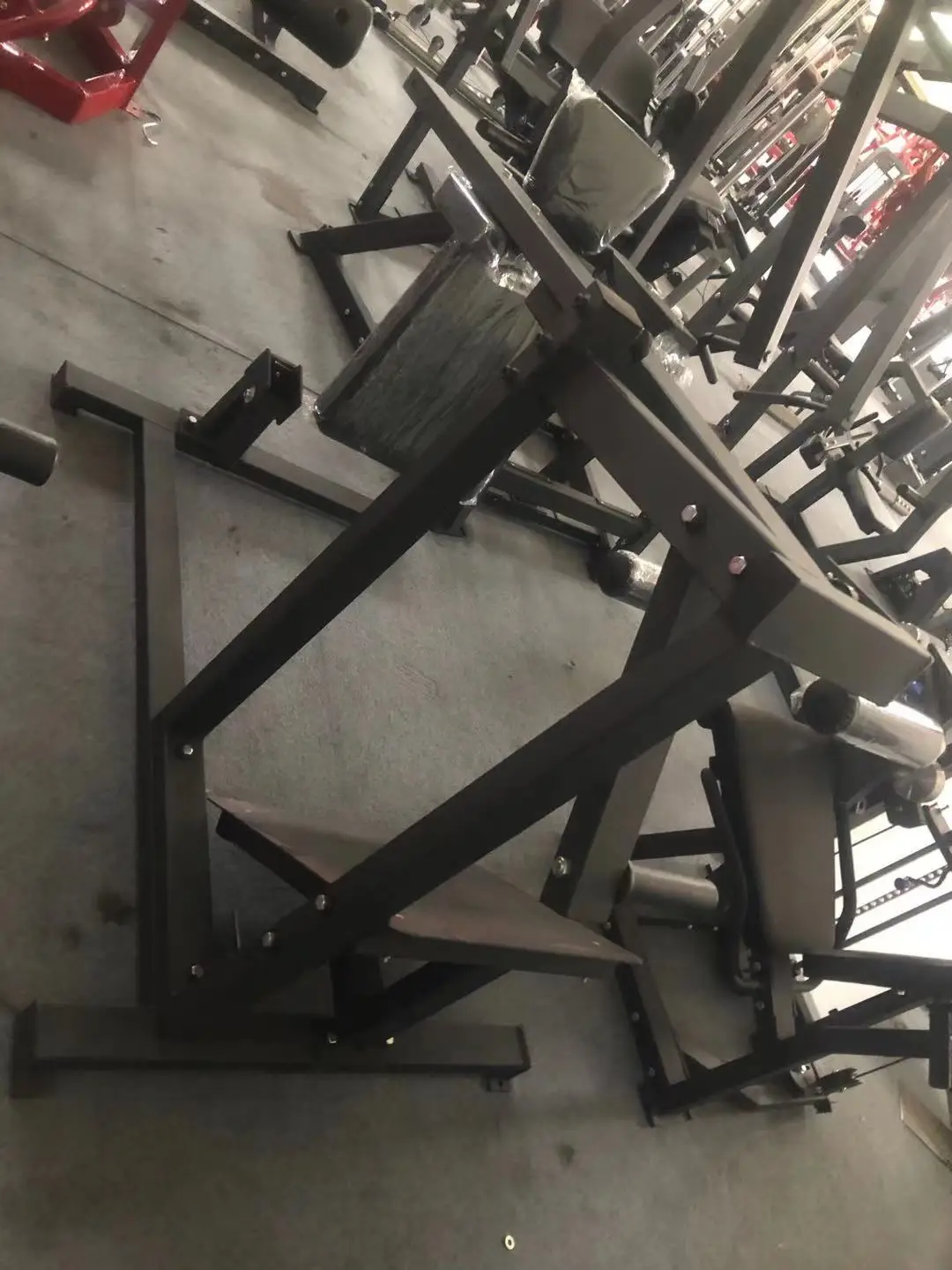 Plate Loaded Strength Pendulum Squat Leg Press Machine Commercial Gym ...