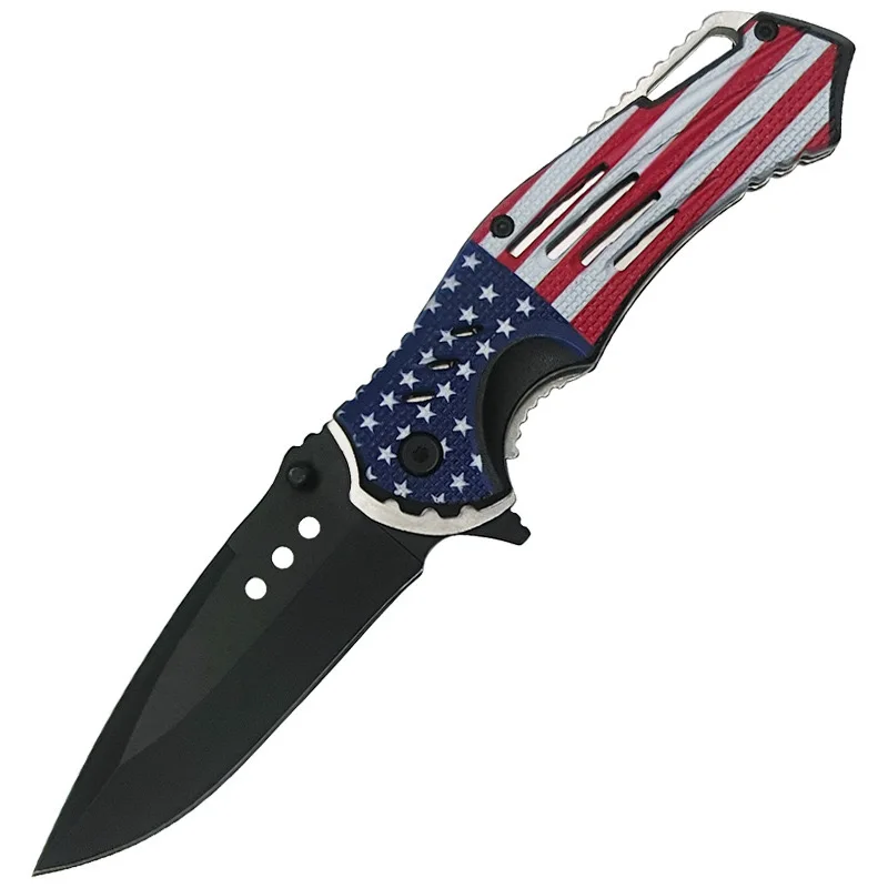 Outdoor Multifunctional Self-Defense Tactical Folding Knife with Plastic Handle Customized OEM ...