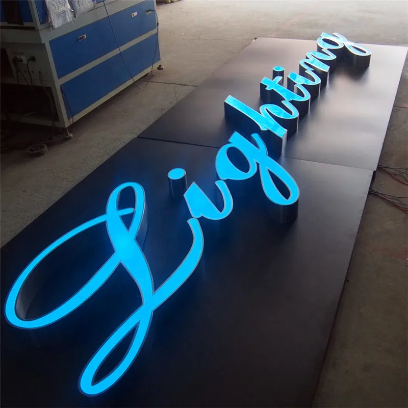 Outdoor 3d Logo Custom Signage Illuminated Led Channel Letters Sign ...