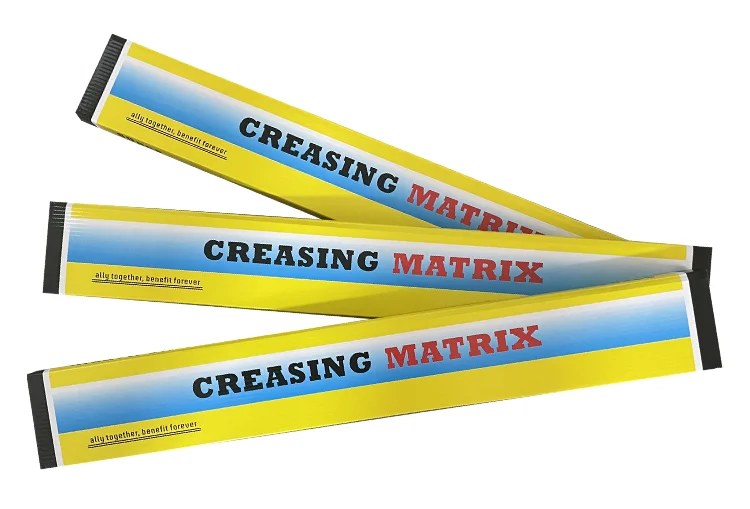 9MM Creasing Matrix of PVC Base White Color Super Sticky Creasing ...
