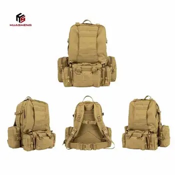 50l Large Molle Backpack Four-in-one Outdoor Tactical Backpack Camo ...