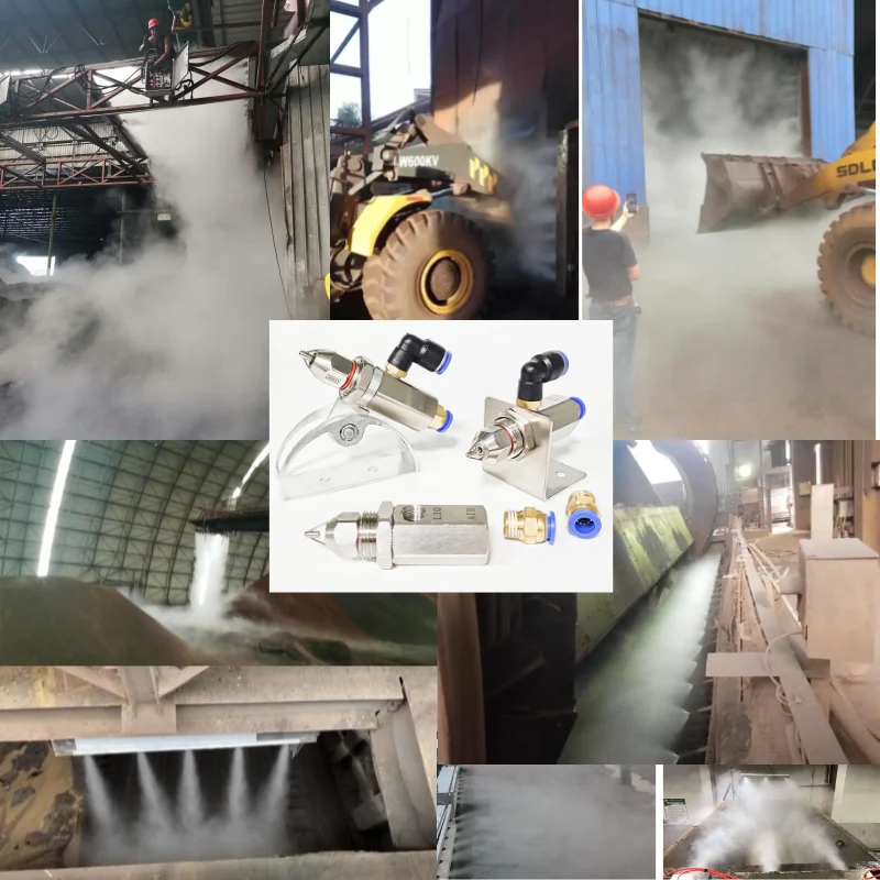 Micro-scale Ultrasonic air Atomizing Misting Dry Fog Nozzle, Ultrasonic ...