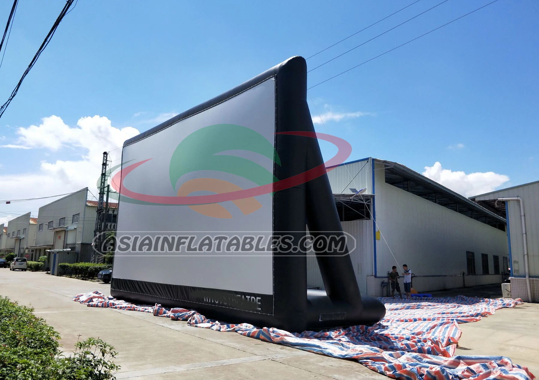 Outdoor Projector Screen Foldable Portable Inflatable Outdoor Movie ...