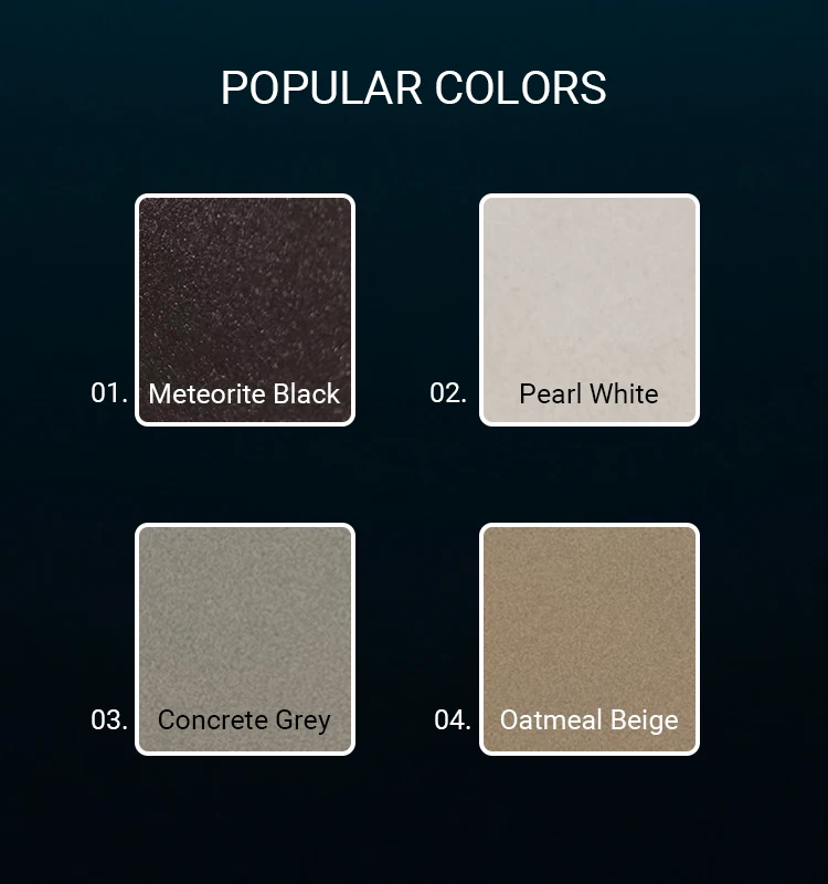 Popular Modern Large Single Bowl Quartz Sink Anti-scratch Stain ...