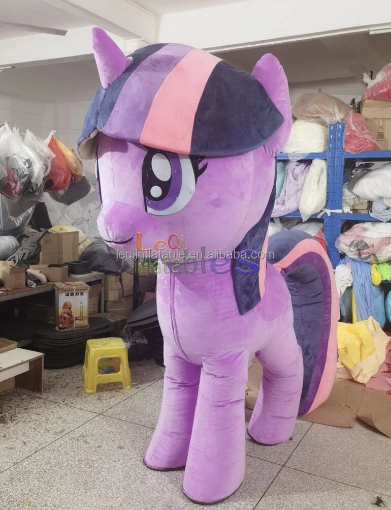 Inflatable Little Pony Mascot Costume for Adults - Custom Colors, Ideal ...