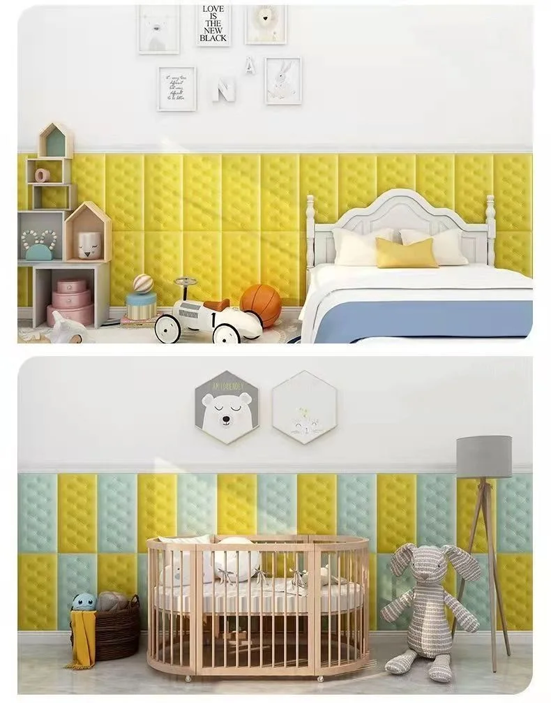 Wholesale 3D Wall Panel Soft Home Decor - PVC PET XPE Foam