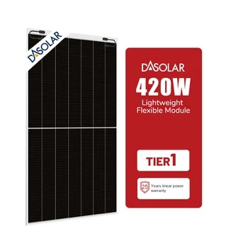 420w 425w 430w Thin Film Solar Panel 4mm Das Solar Tier 1 High ...