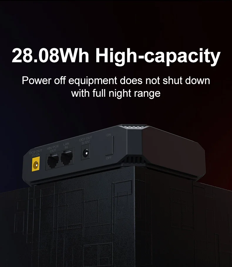 Uninterruptible Power Supply (UPS) Type 48V POE Power Bank DC 5V 9V 12V ...