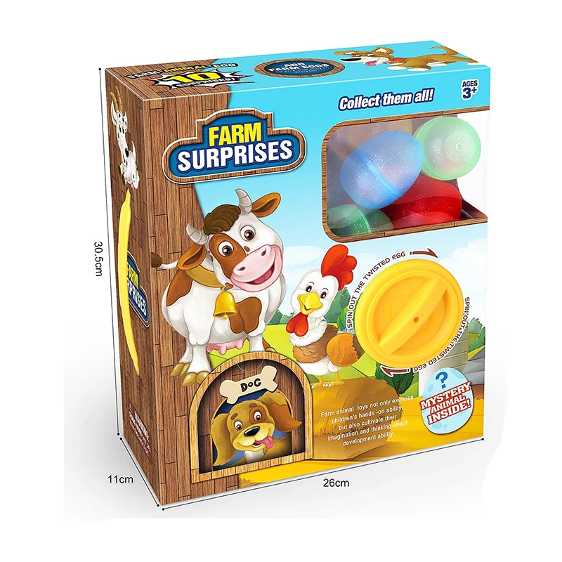 Mini Farm Animals Capsule Machine Toy Farm Animal Promotional Capsule ...