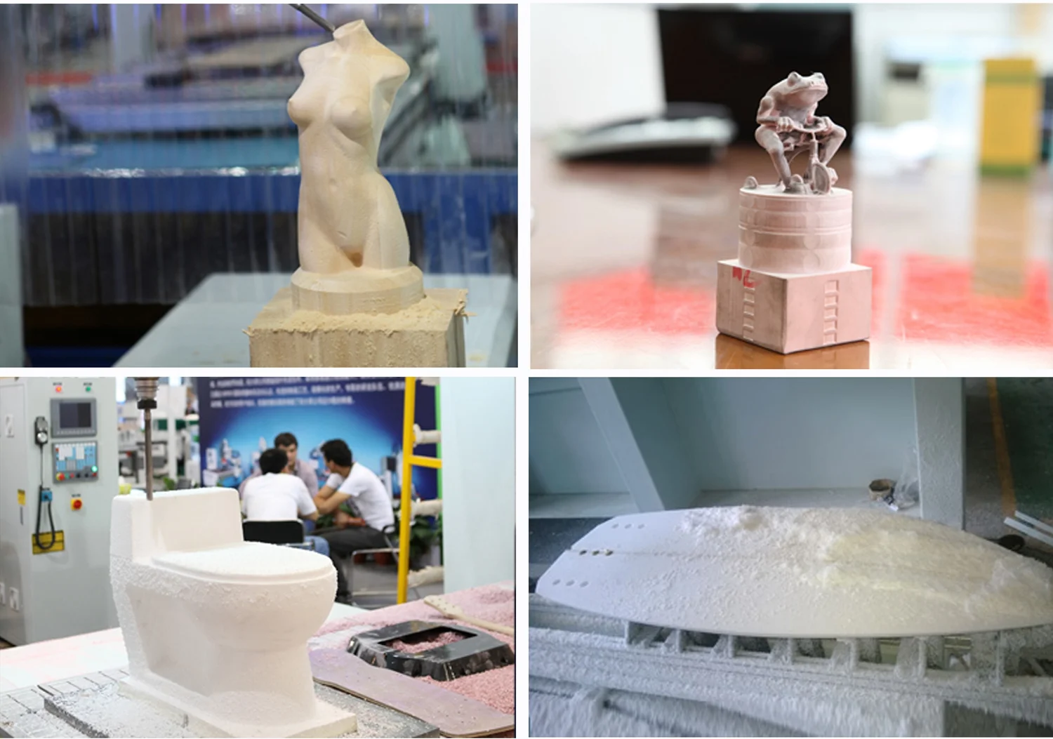 5 Axis 3D CNC Machine Wood Router Machine Center High Precision Table ...