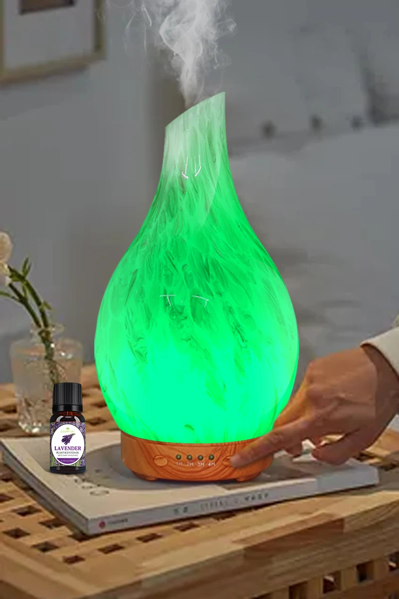 2022 New 3d Oblique 120ml Glass Bottle Diffuser Machine Timing ...