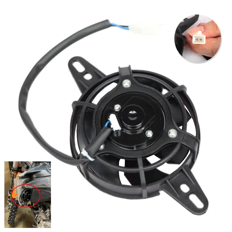 200cc 250cc 300cc Motorcycle Cooling Fan 120mm Dirt Pit Bike Motorcycle ...