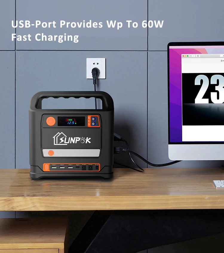 Sunpok 300w 1000w 1kw Power Bank 300wh 1kwh Bateria Solar Portable ...