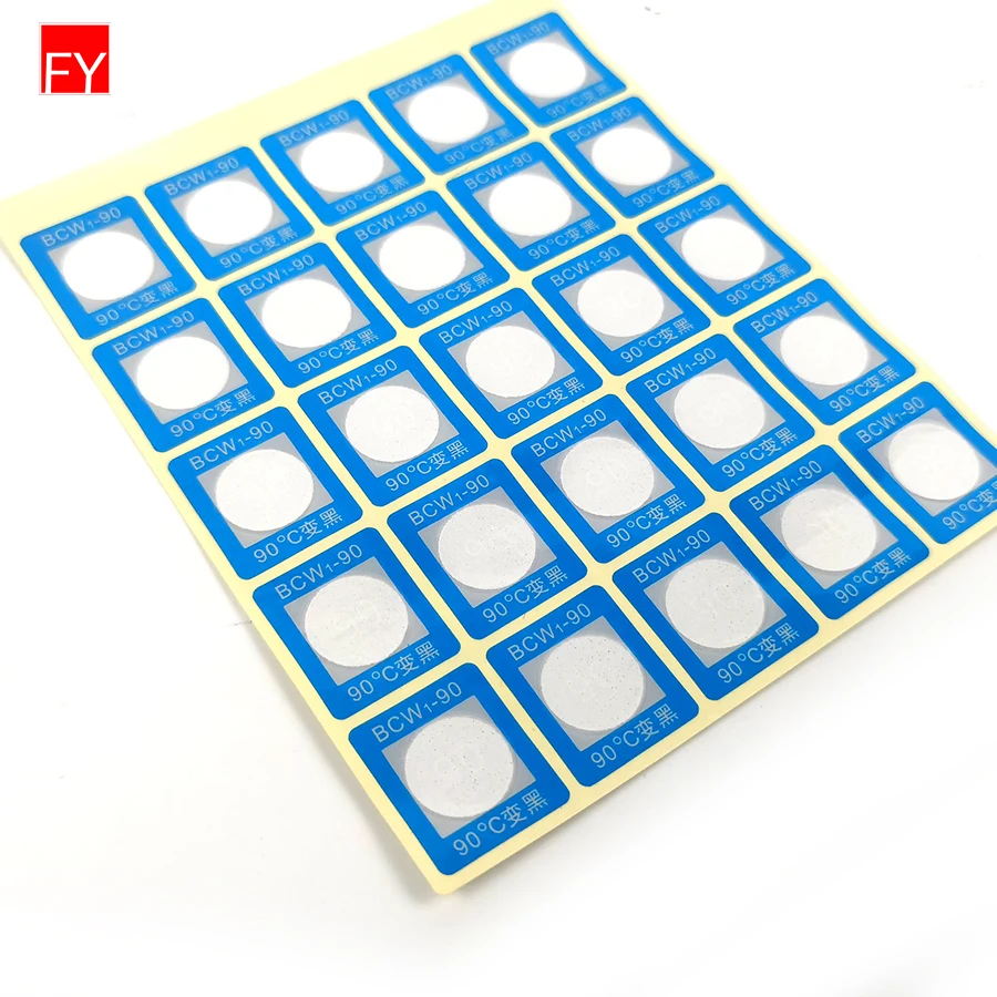 Heat Temperature Indicator Stickers - Reversible & Irreversible