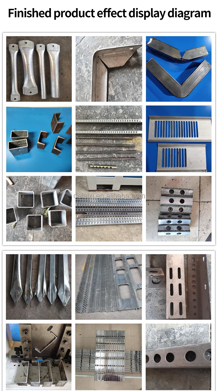 Hydraulic Angle Cutter 90 Degree Steel Pipe Hole Cutting Machine