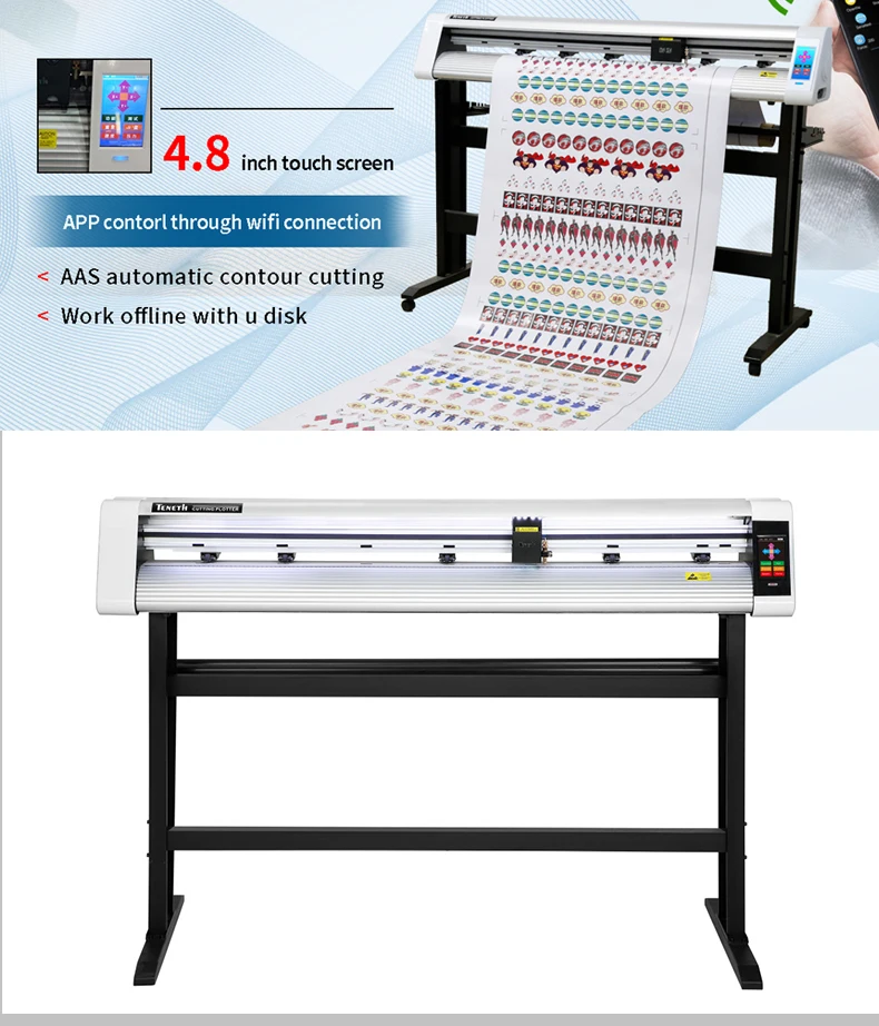 Auto Feeder Cutting Plotter Vinyl Machine TN48C Wi-fi