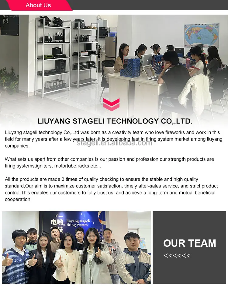 Hand Held Stage Firing System Handheld Cold Fountain Fireworks Pyro ...