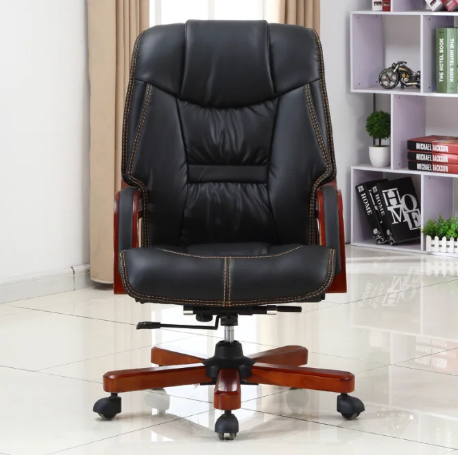 Business Wholesale Luxury Popular Boss Chair Leather Executive Wooden ...