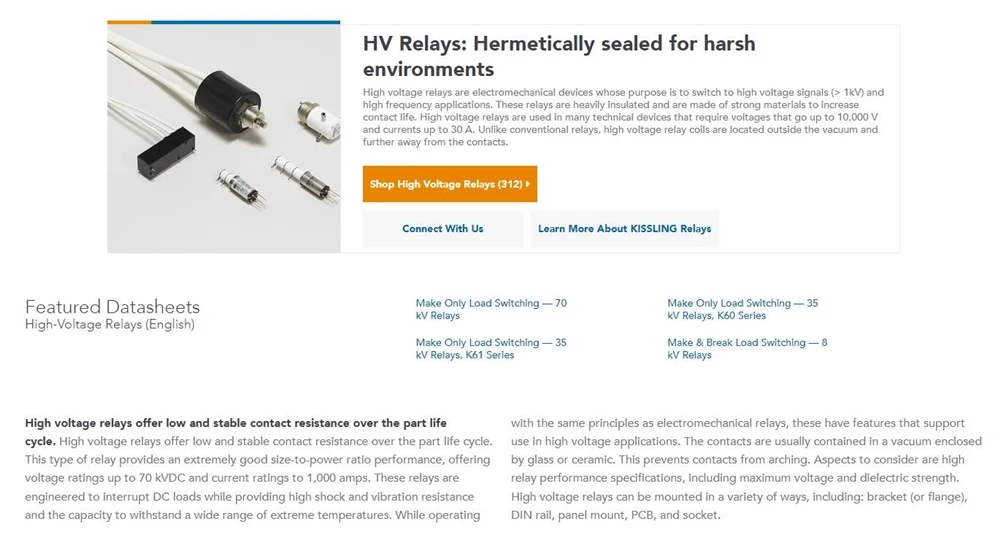 High Voltage Dc Contactor Lev100a5ang - Buy Lev100a5ang,Automotive High ...