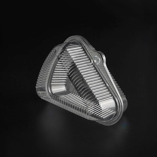 Clear Disposable Plastic Triangle Shaped Sandwich Box Packaging ...