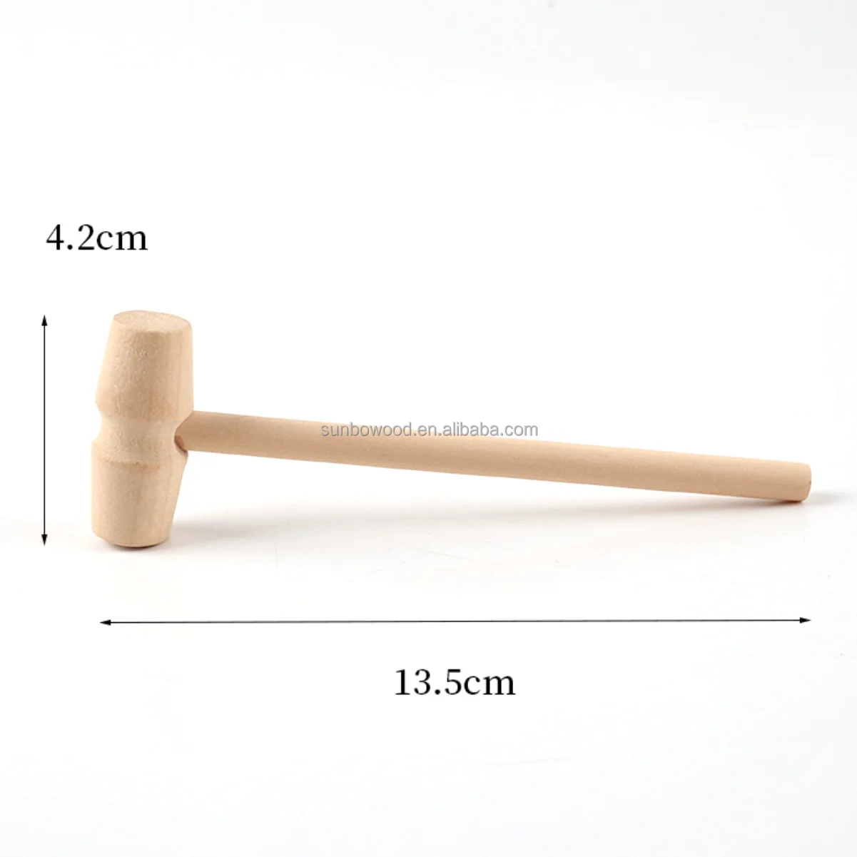 Custom wooden craft wooden hammer children's toy hammer Educational toy ...