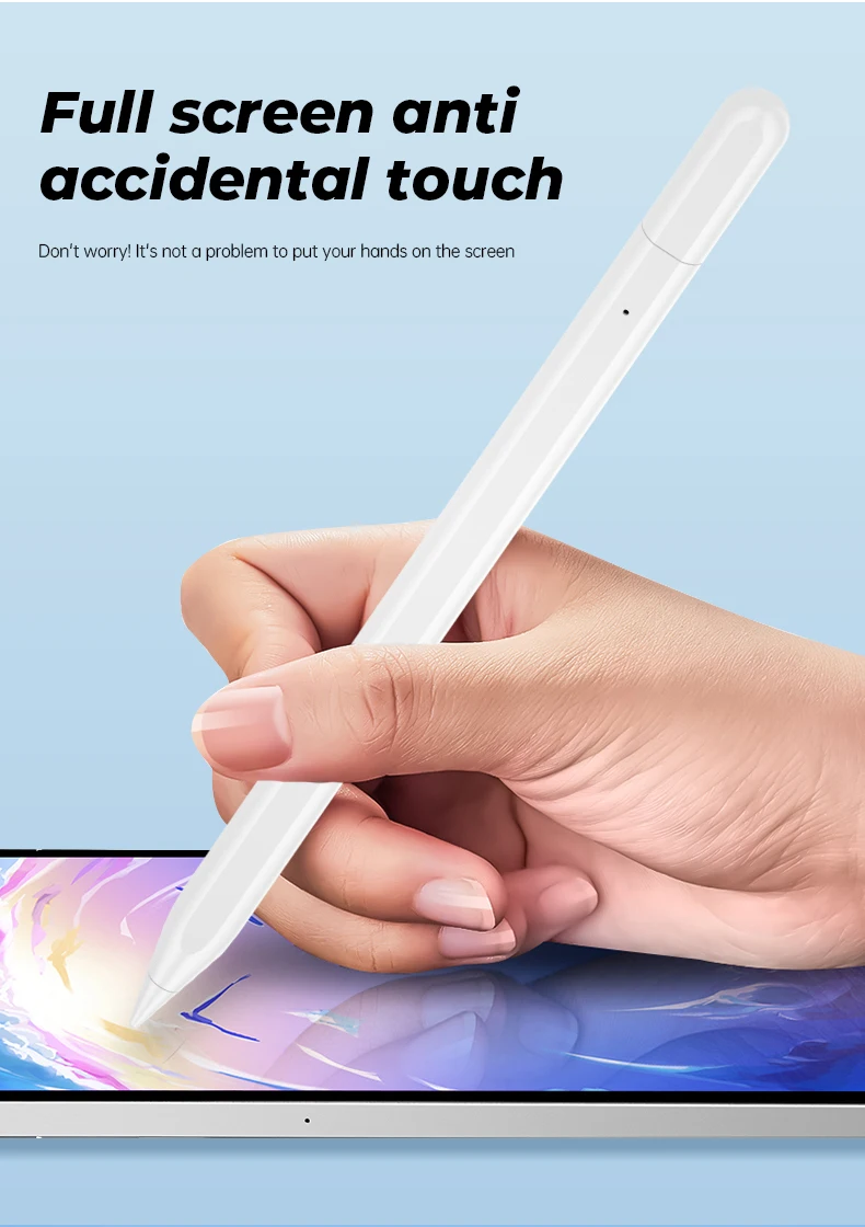 New Smart Drawing Active Tablet Stylus Appl Pencil Palm Rejection Touch ...