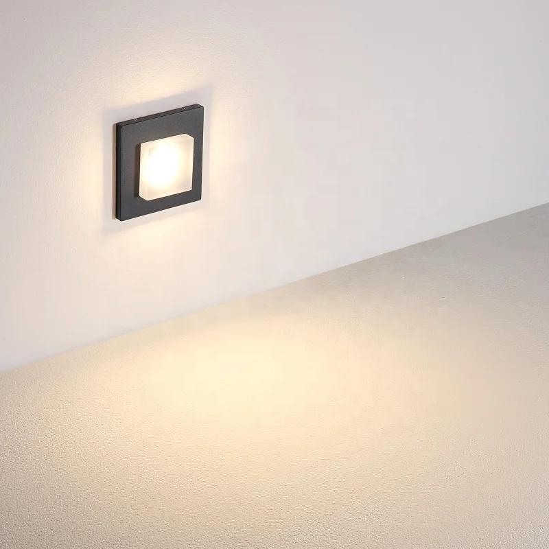 PASSUN Outdoor Stair Step Wall Lamp 3W Recessed LED Step Light| Alibaba.com
