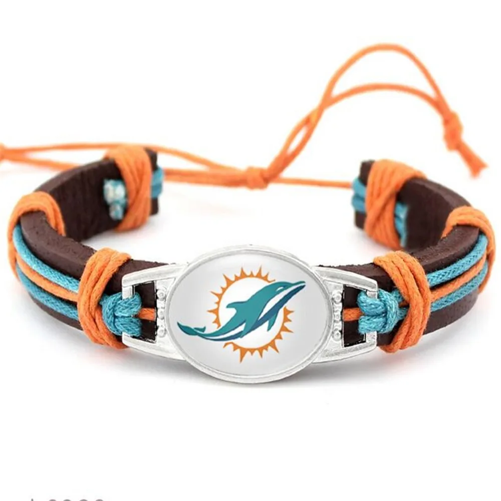Wholesale 32 US NFL Bracelets - Unisex Adjustable Bangles