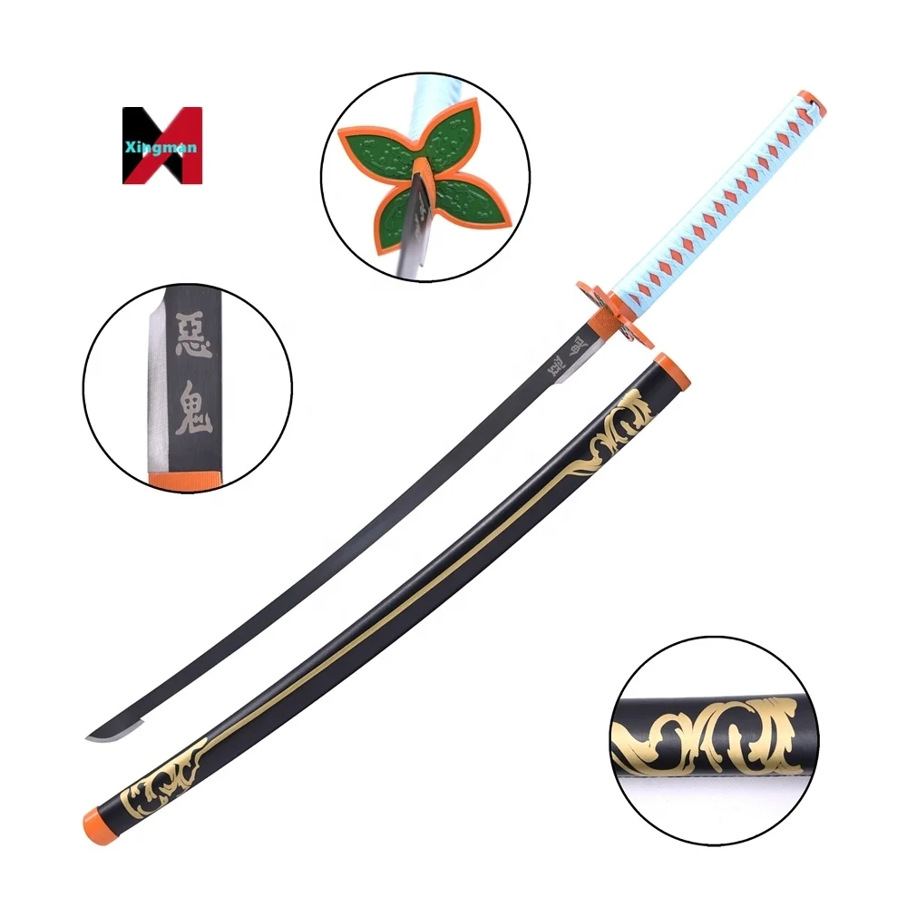 Juguete De Katana Catanas Espada Popular Carton Dull Blade Long Sword ...