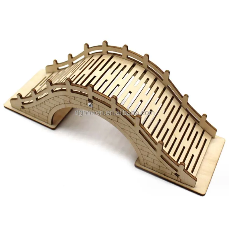 Arch Bridge Model 3D Wooden Puzzle DIY Educational Science Craft Model ...