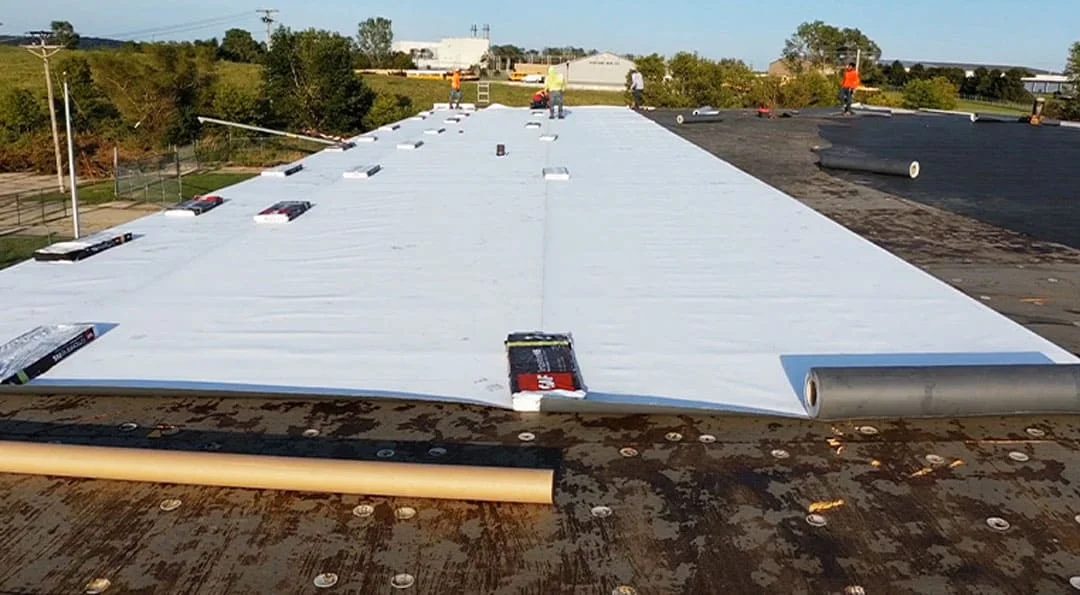 White Waterproofing Roofing Membrane TPO Sheet for Flat Roof