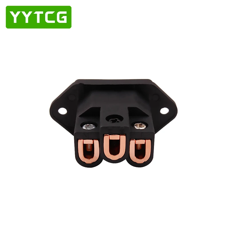 Yytcg Pure Red Copper Us Plug Iec Inlet Power Socket Oem Diy Hifi Brass ...