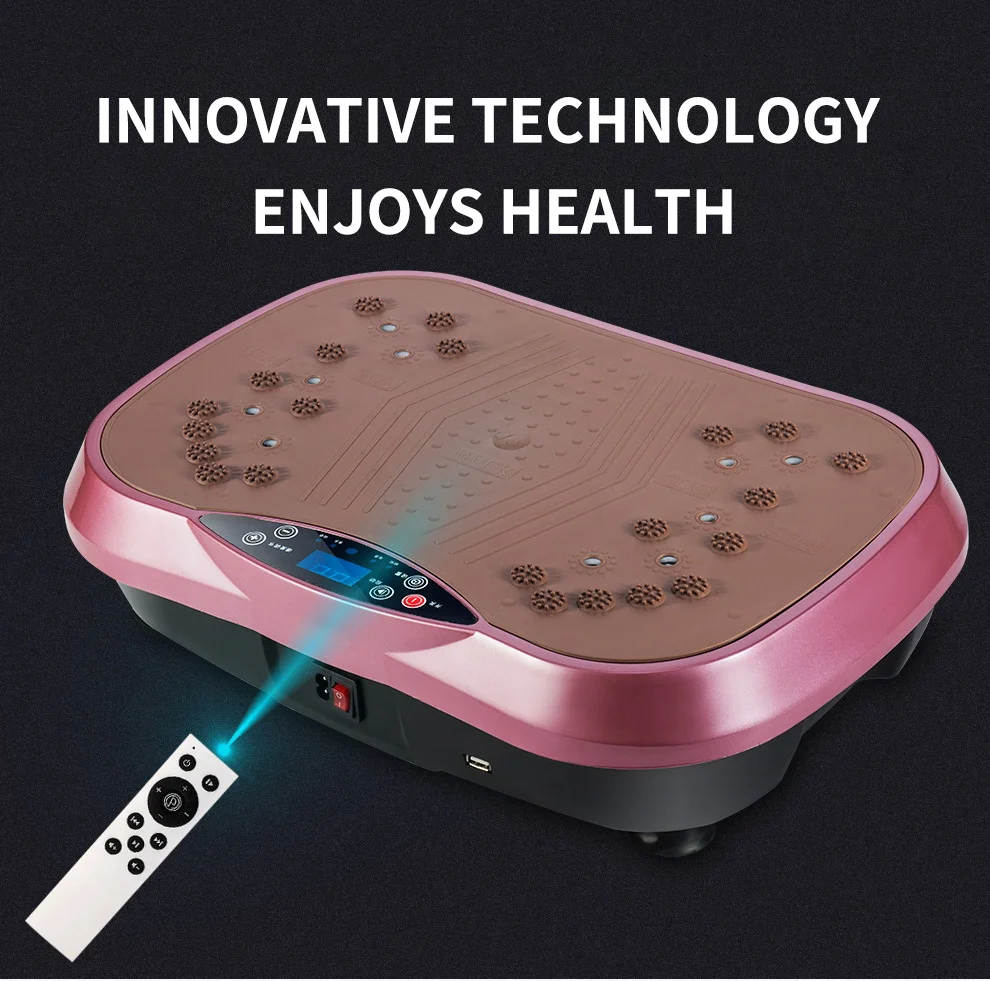 Whole Body Workout Vibration Plate Levels Adjustable Vibrator Massage ...