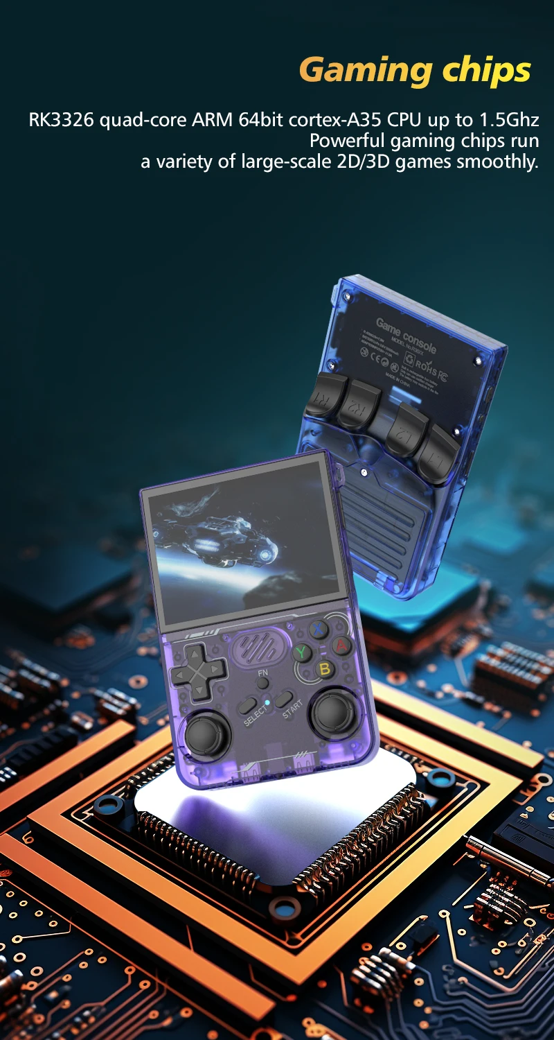 2025 Linux System R36S Retro 3.5 Inch Screen Handheld Game Console Open ...