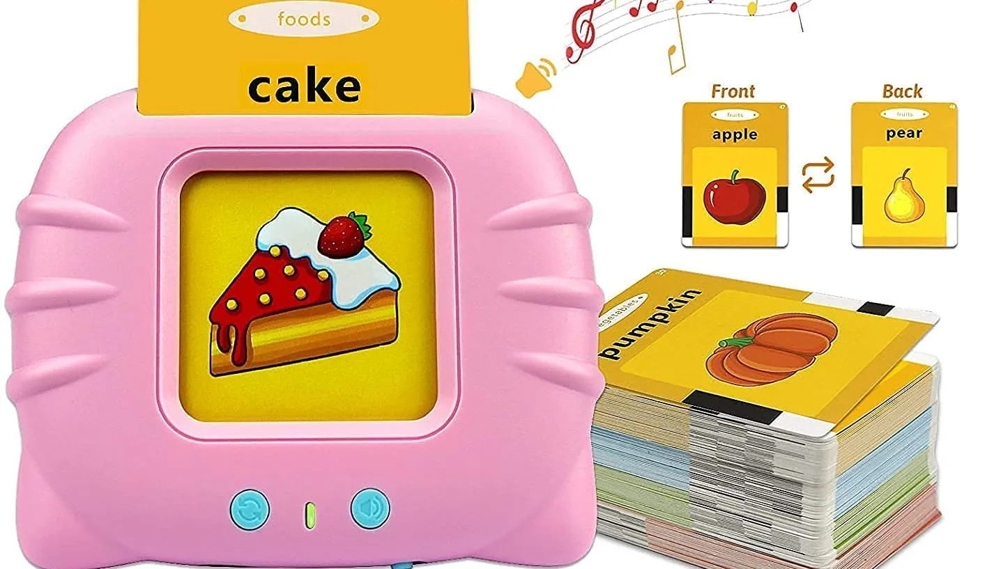 New Talking Flash Cards Preschool Educational Machine Early Learning ...