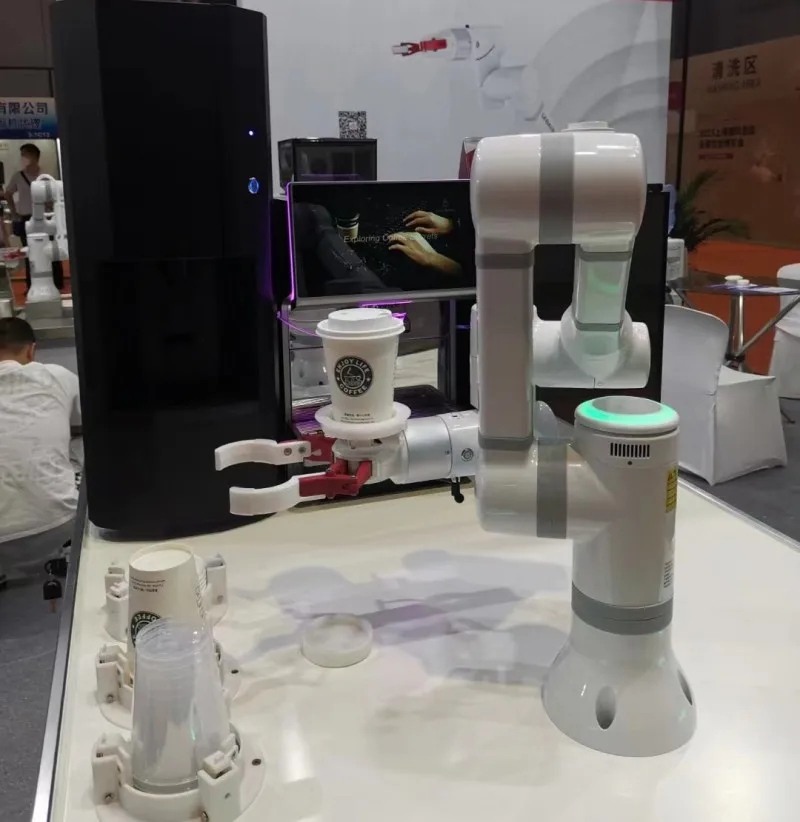 Unmanned Automatic Coffee Robot Arm Cobot Coffe Robot Machine Robotic ...