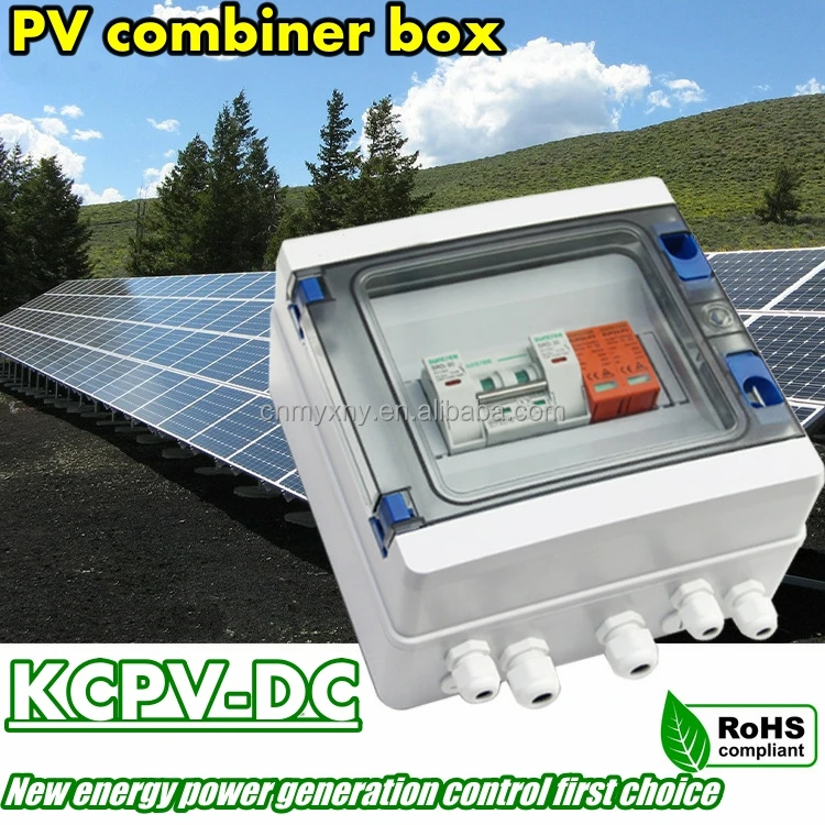 Factory Waterproof IP65 Solar DC Combiner Box 2 4 5 6 8 10 12 16 24 ...