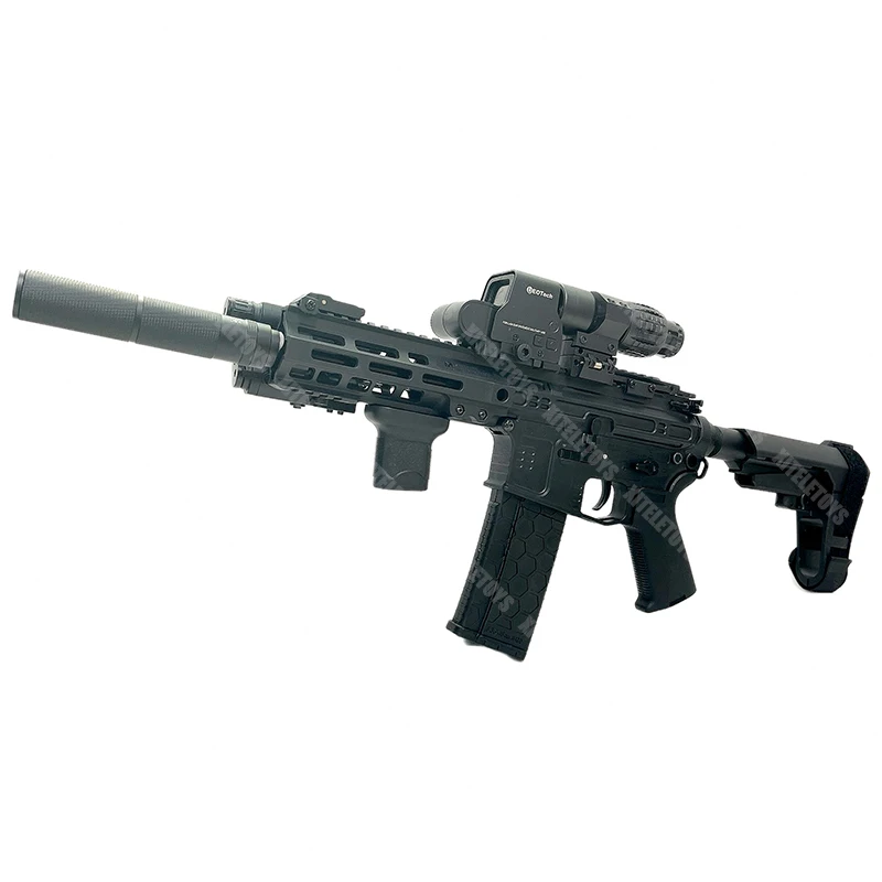 Slr3.0 Electric Blaster Toy Gun 7mm Ammos Burst Gun Metal Gear Splatter ...