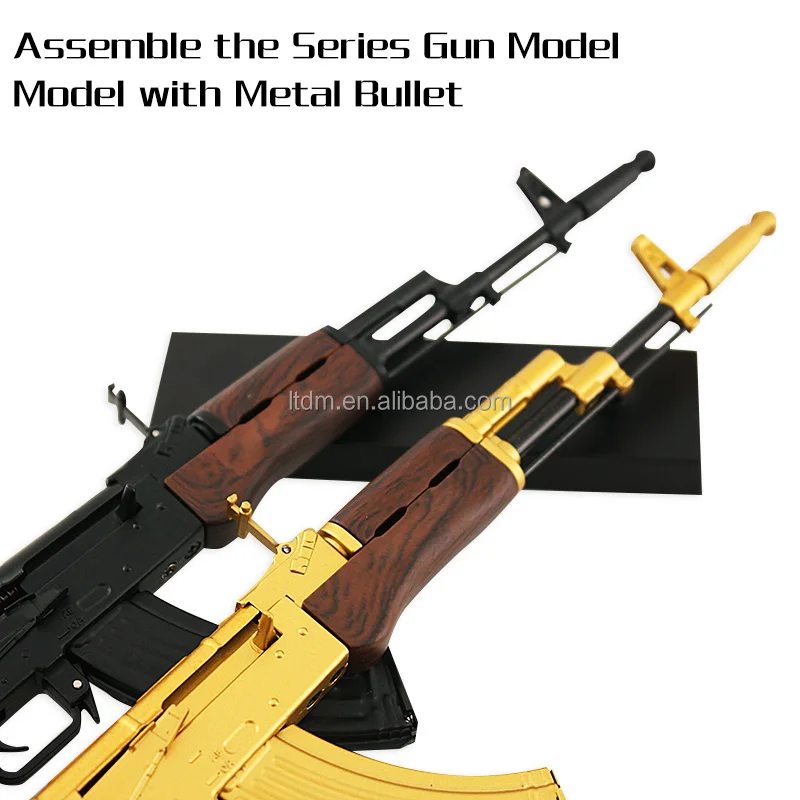 1:3 AK47 Toy Gun - Metal Model for Military Enthusiasts