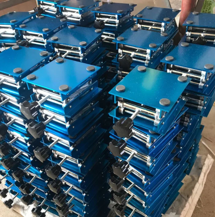 Oxidized Aluminum Laboratory Jack Platforms - 100mm, 150mm, 200mm