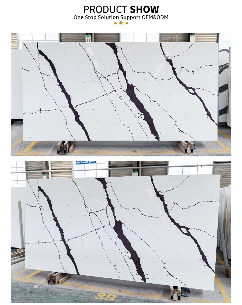2023 Horizon Modern White Artificial Engineered Quartz Acrylic Sheet ...