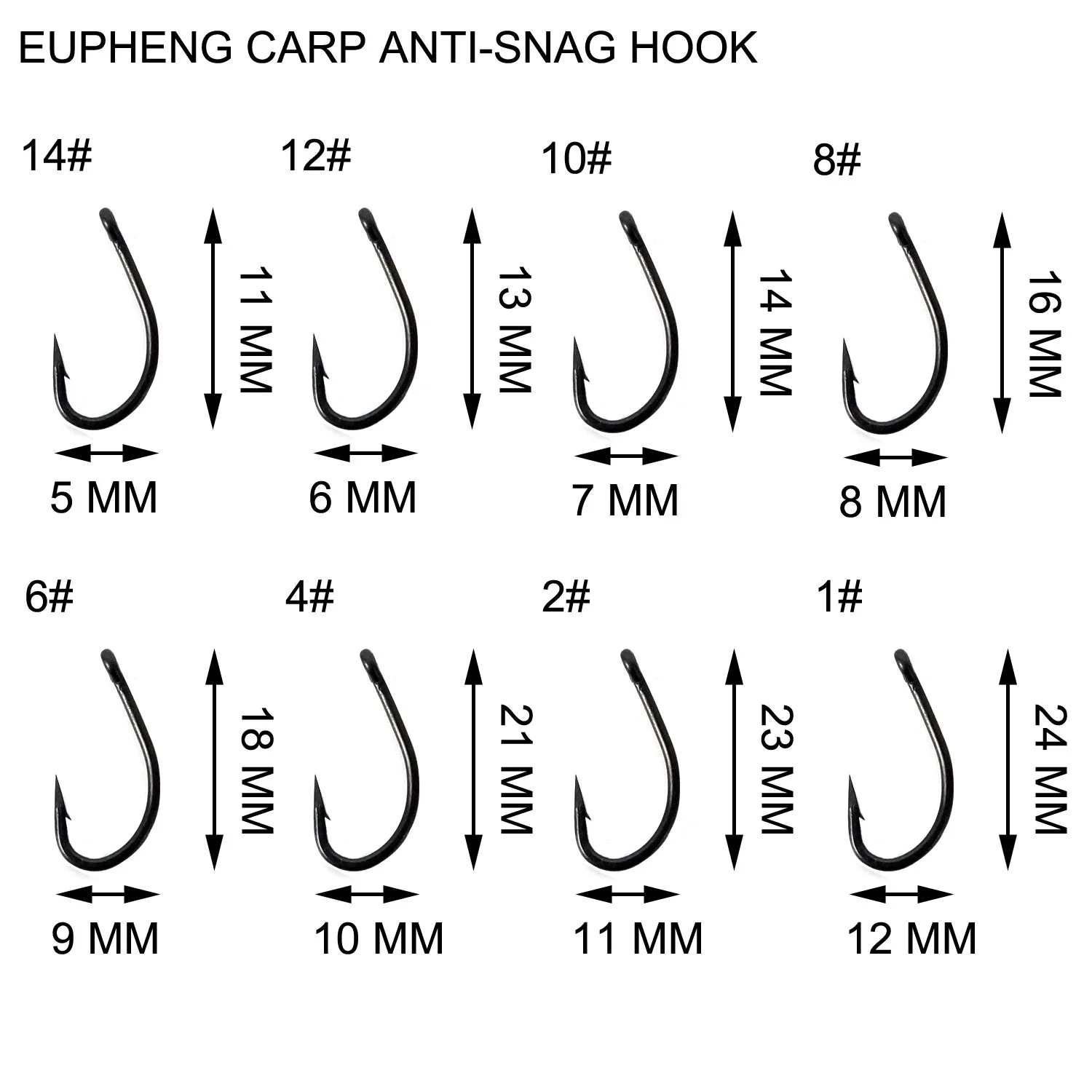 D-rig Fishing Hook Tef-lon Coated Fishing Hook For Rigs (e10) - Buy ...